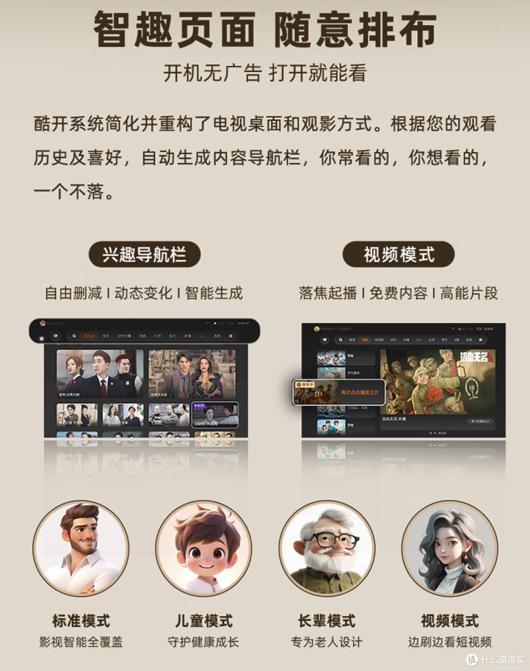 创维A7E系列壁纸电视开启预售：哑光屏显、2000级分区5499元起_液晶电视_什么值得买