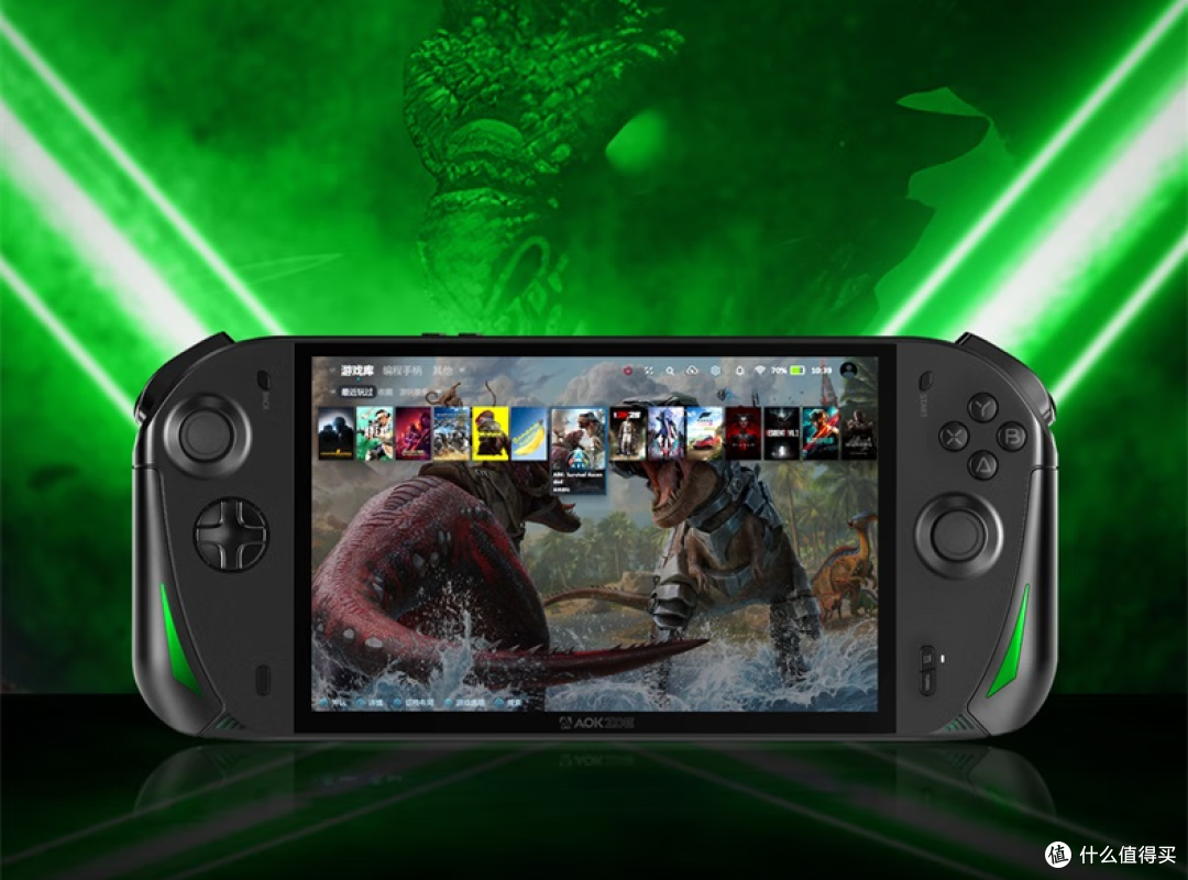 奥克 AOKZOE A1X 高性能掌机开启预售，接口全面，8寸高刷屏，支持旁路充电_游戏机_什么值得买