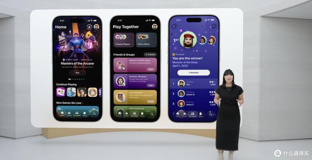 苹果推出专门的游戏应用Apple Games，一站式整合iOS26游戏资源_手机游戏_什么值得买