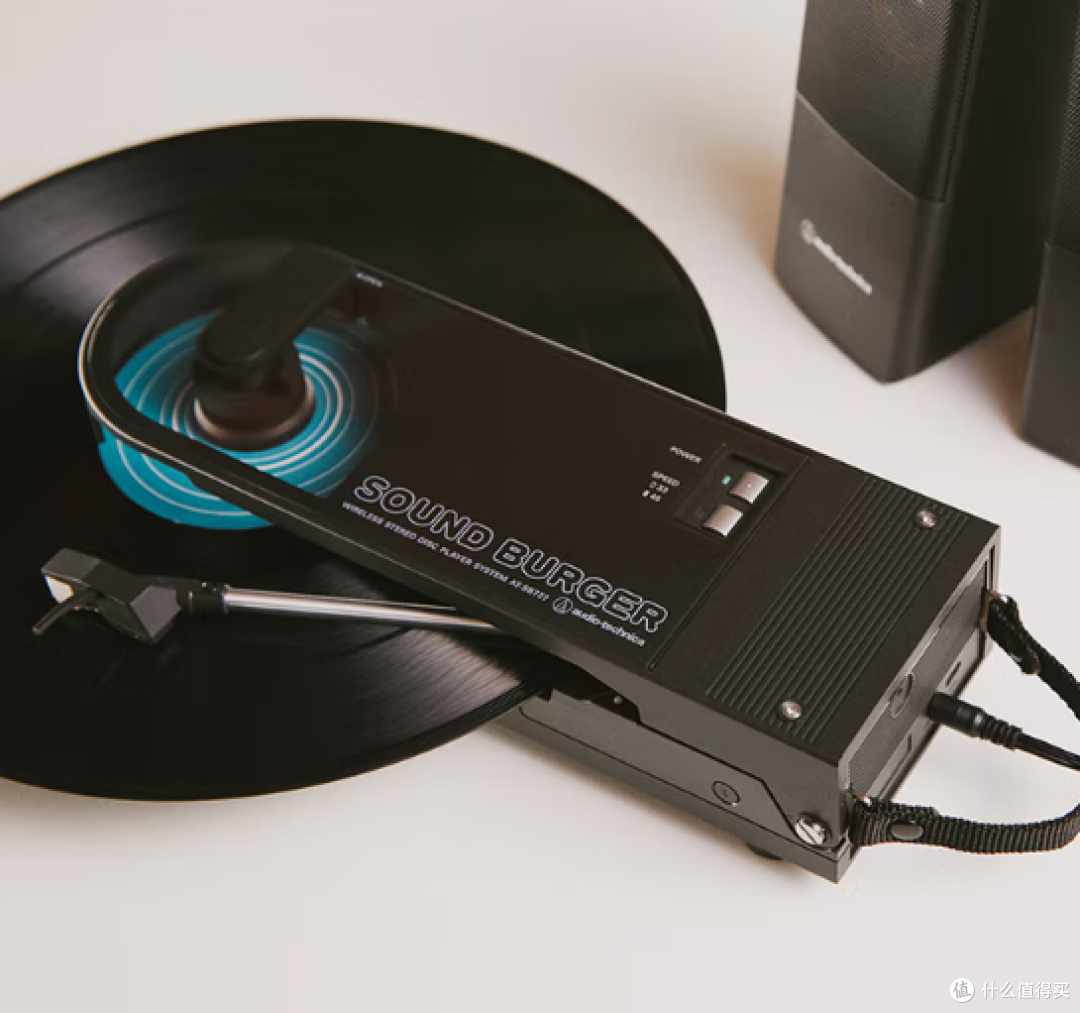“声音汉堡”，铁三角 AT-SB727 无线唱片机，1900 元_蓝牙音箱_什么值得买