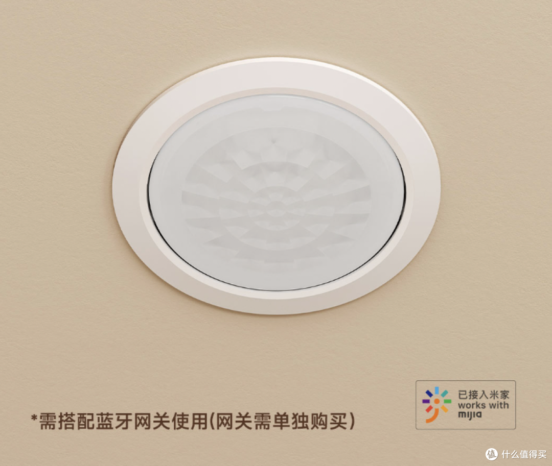 领普顶装人体存在传感器ES5，雷达、红外、光照三感合一 ，运动感应直径14米、感应颗粒度0.25米众筹价69元_电气开关_什么值得买
